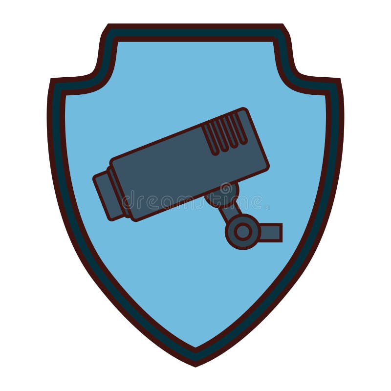 Surveillance Camera Icon Image Stock Vector - Illustration of attention ...