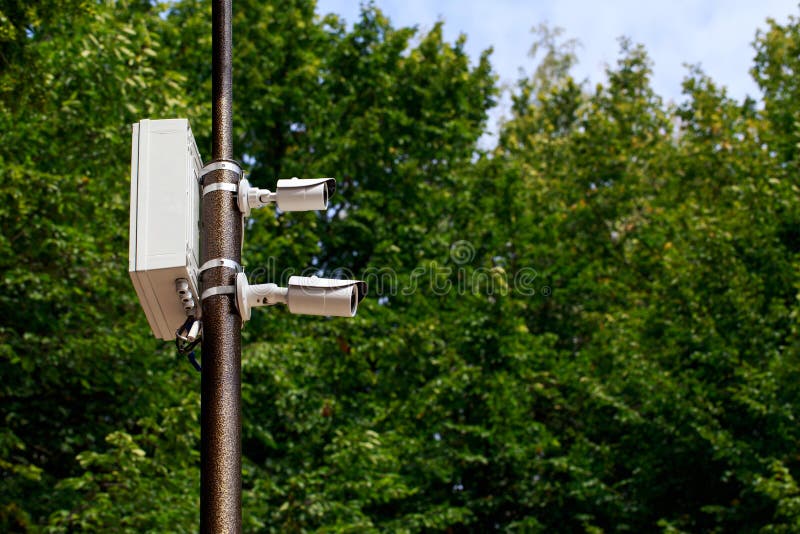 The surveillance camera stock image. Image of home, circuit - 78283283