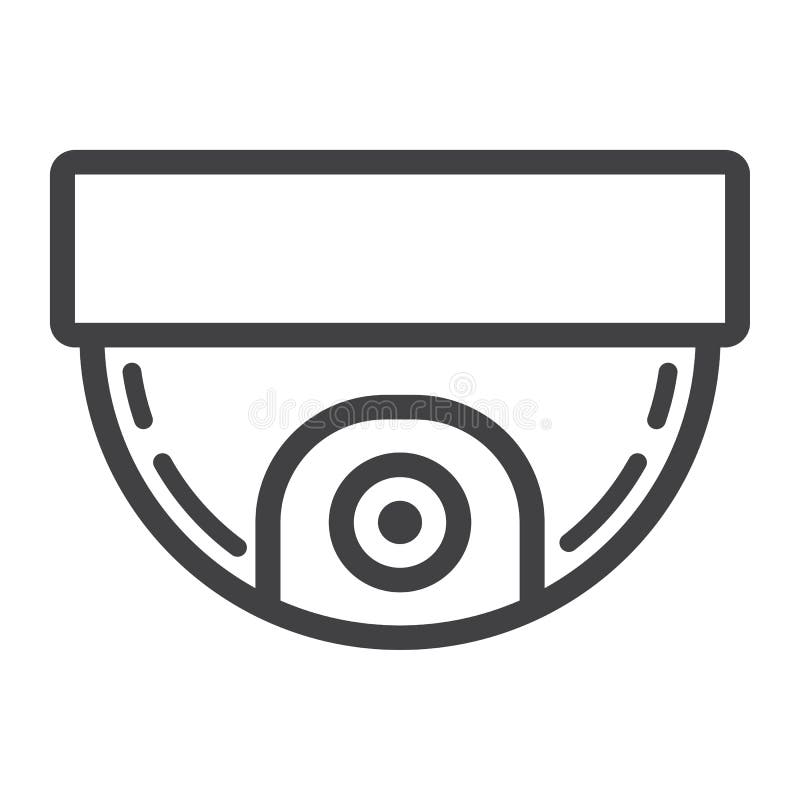 No Camera Line and Glyph Icon, Prohibition Stock Vector - Illustration ...