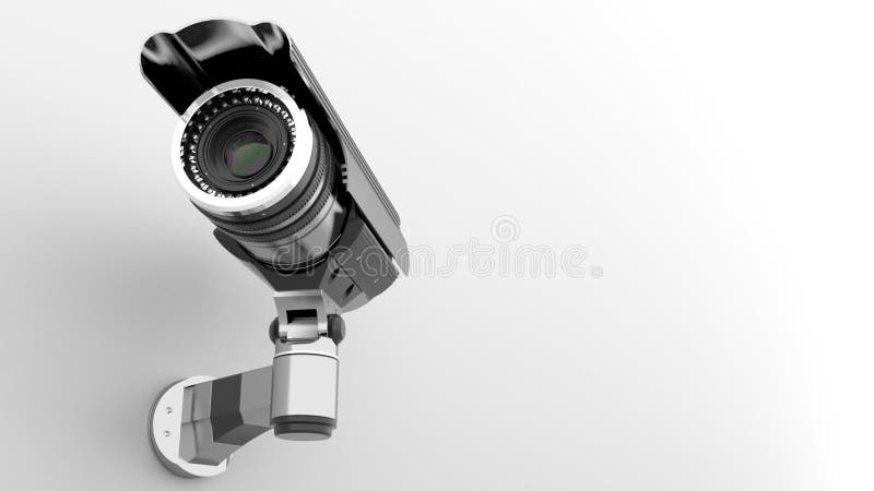 Surveillance Camera, Loop Animation Stock Footage - Video of private ...
