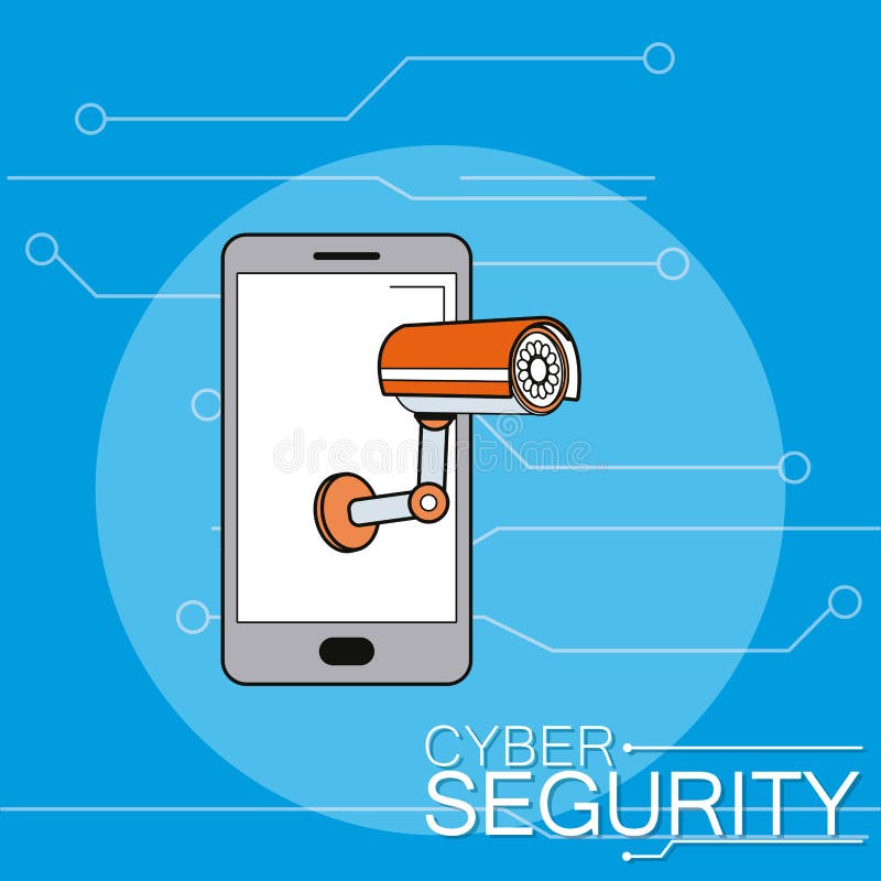 Cyber security emblem stock vector. Illustration of design - 119843320