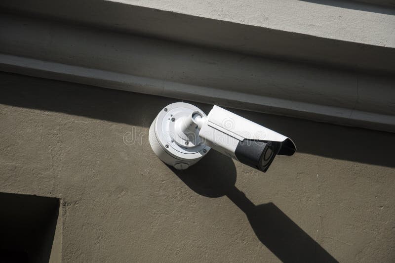 Surveillance camera stock image. Image of monitoring - 95447807