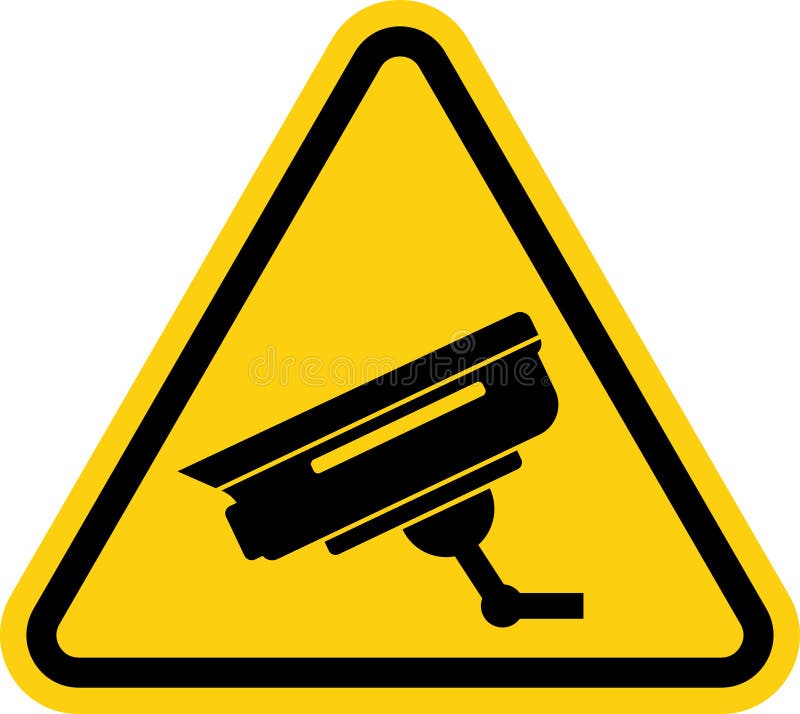 Surveillance Camera Sign Icon or Logo. Surveillance CCTV Camera Vector ...