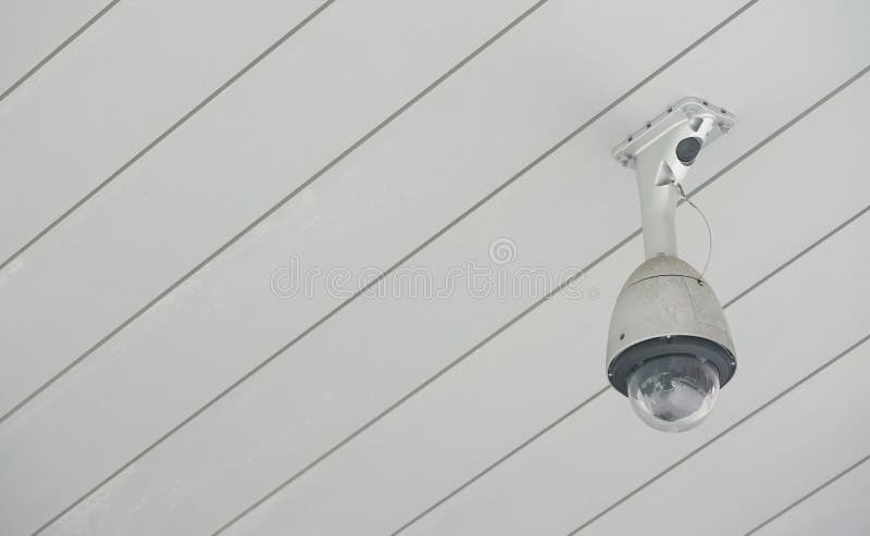 Surveillance camera stock image. Image of hanging, surveillance - 222946909