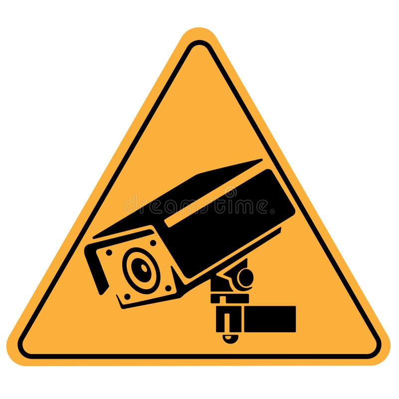 Camera Surveillance Triangle Stock Illustrations – 404 Camera ...