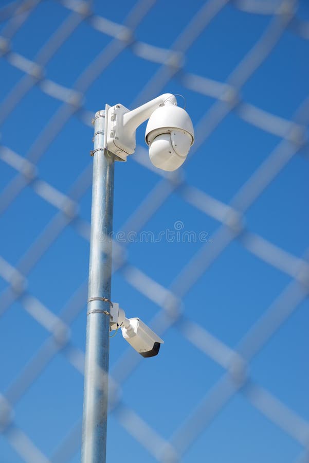 Surveillance camera view stock photo. Image of camera - 218417430