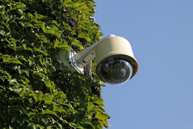 Surveillance camera stock image. Image of covered, camera - 77024759