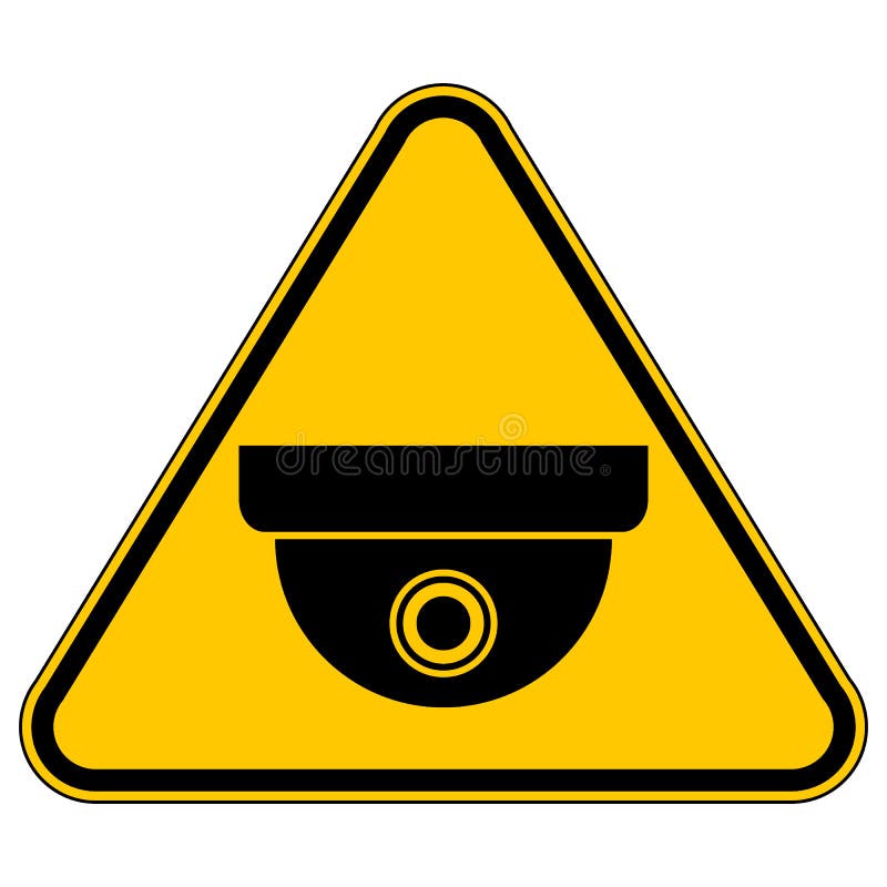 Camera Surveillance Triangle Stock Illustrations – 300 Camera ...