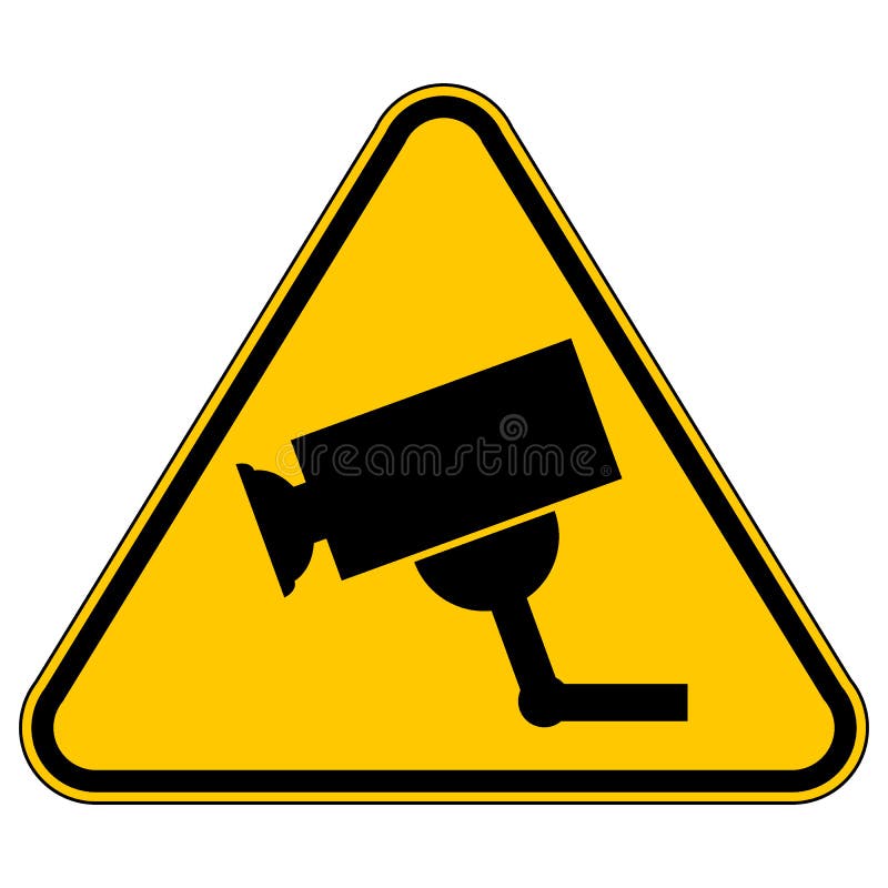 Camera Surveillance Triangle Stock Illustrations – 300 Camera ...