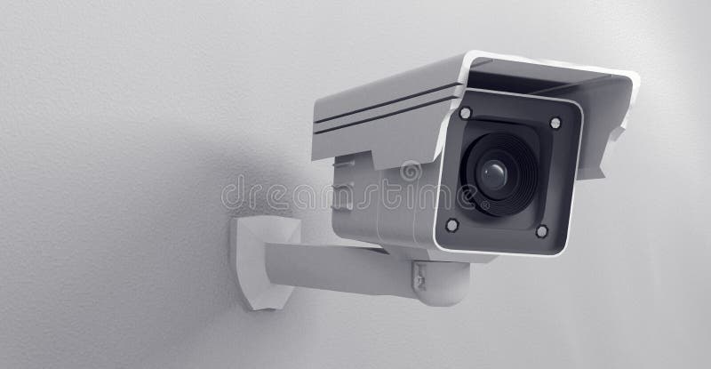 3d House Security Cctv Camera Stock Illustrations – 300 3d House ...