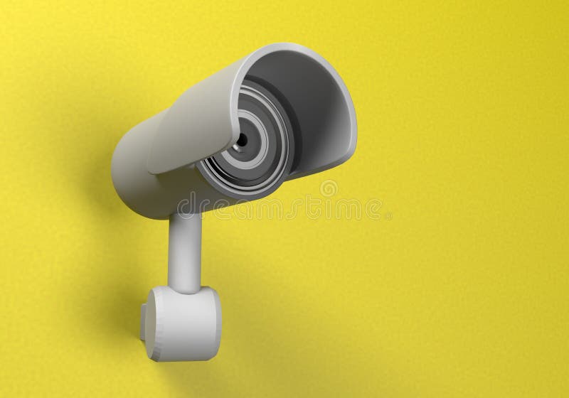 3d House Security Cctv Camera Stock Illustrations – 300 3d House ...