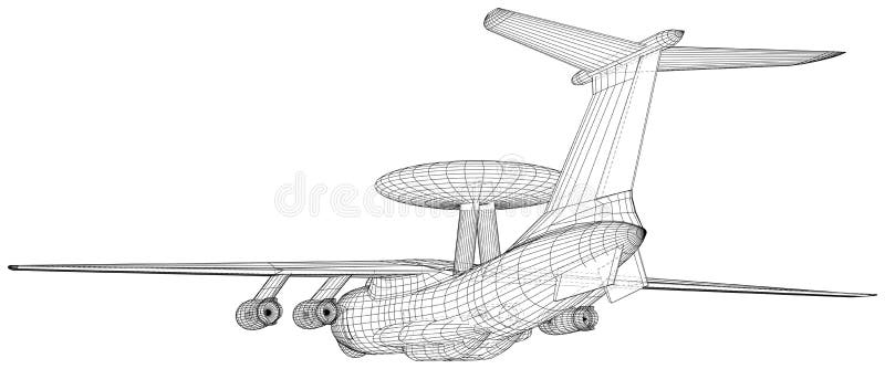 Surveillance Command Control and Communications Aircraft with Rotating ...