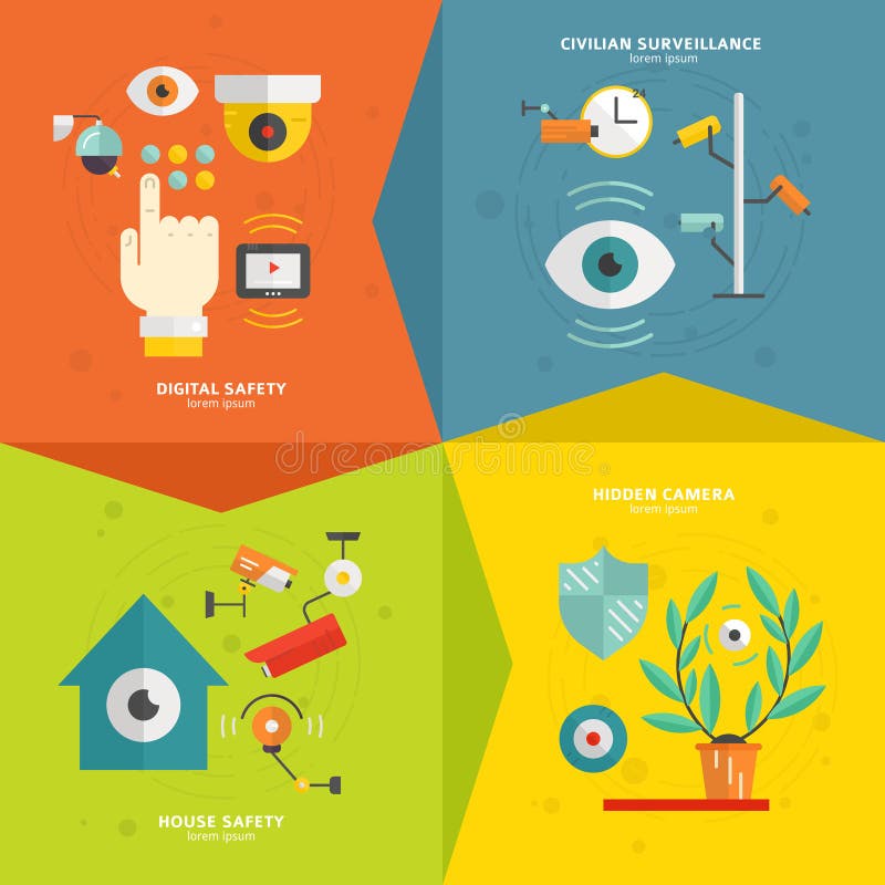 Surveillance Concept stock vector. Illustration of copy - 58531968