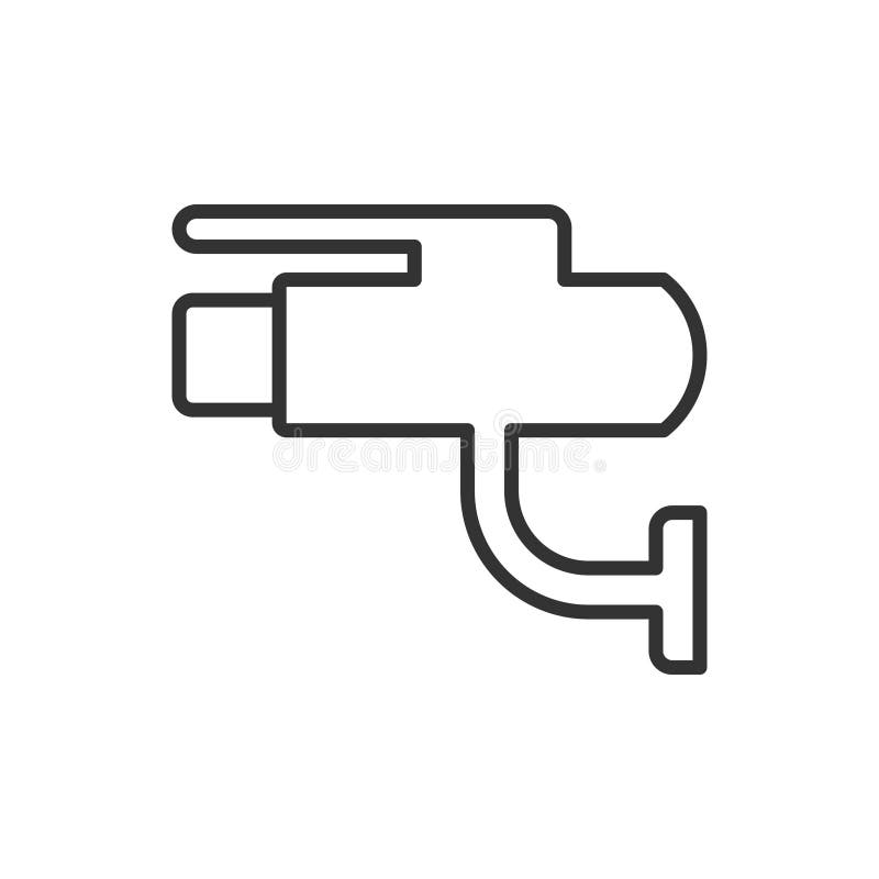 Surveillance Icon - Security Camera Icon Stock Vector - Illustration of ...