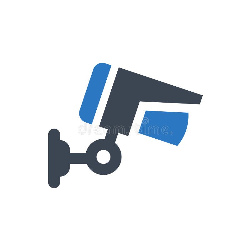 Surveillance icon stock vector. Illustration of illustrations - 219956805