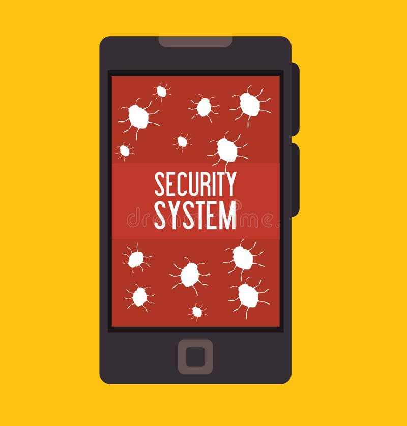 Surveillance Security System Stock Illustration - Illustration of lock ...