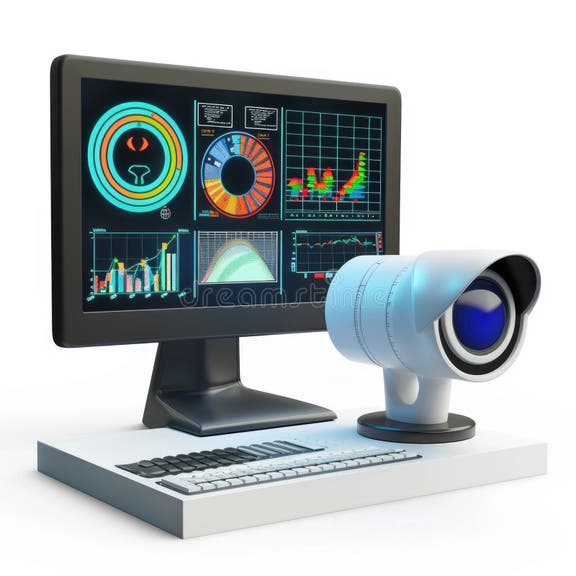 Modern Security System Monitoring: CCTV Camera and Computer Data ...