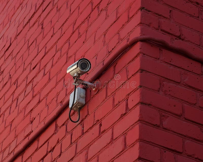 Surveillance Video Camera stock photo. Image of video - 39851244