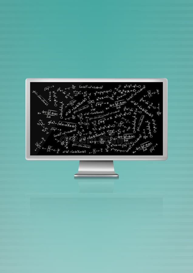 Surveillez La Formule De Maths Illustration de Vecteur - Illustration ...
