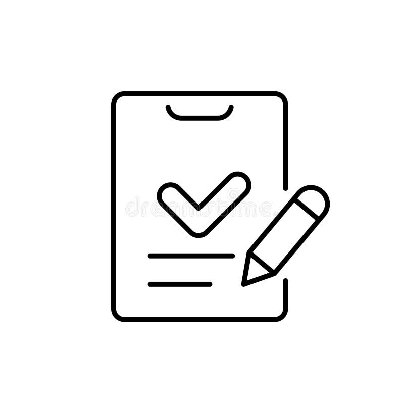 Survey Checklist Icon a Modern and Sleek Design for Enhanced User ...