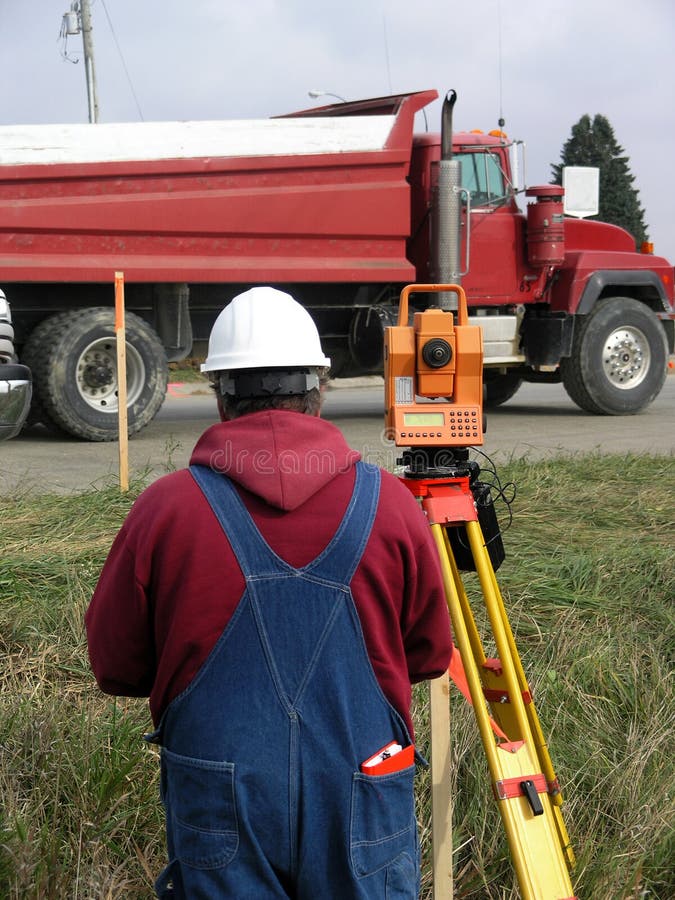 Survey Crew stock image. Image of shirt, person, cold - 3011741