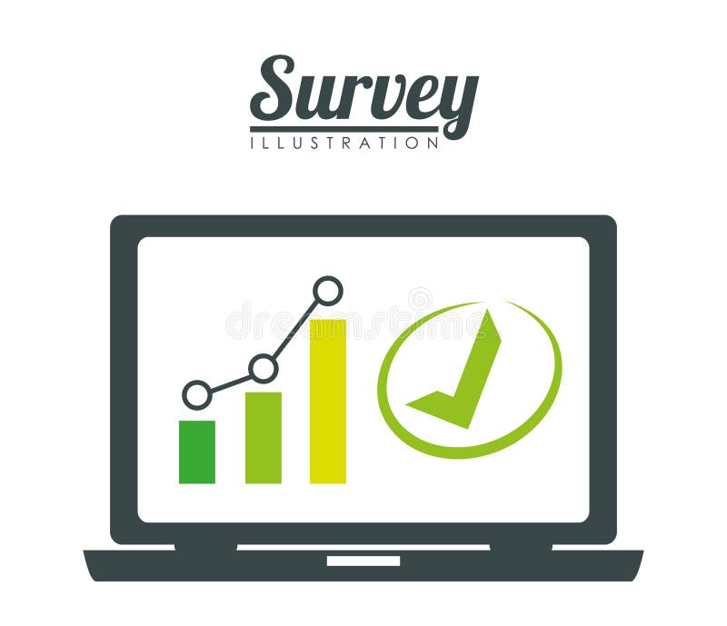 Survey Design, Vector Illustration. Stock Vector - Illustration of ...