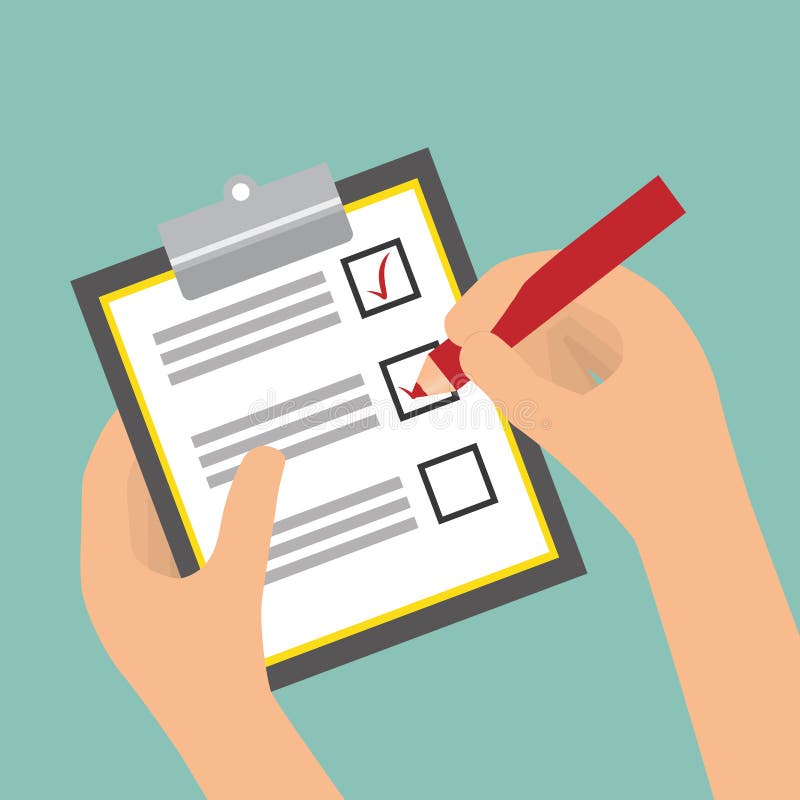 Survey Design, Vector Illustration. Stock Vector - Illustration of ...