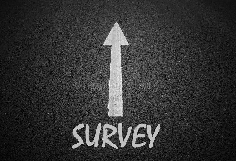 Survey Directional arrow. stock image. Image of abstractart - 237801629
