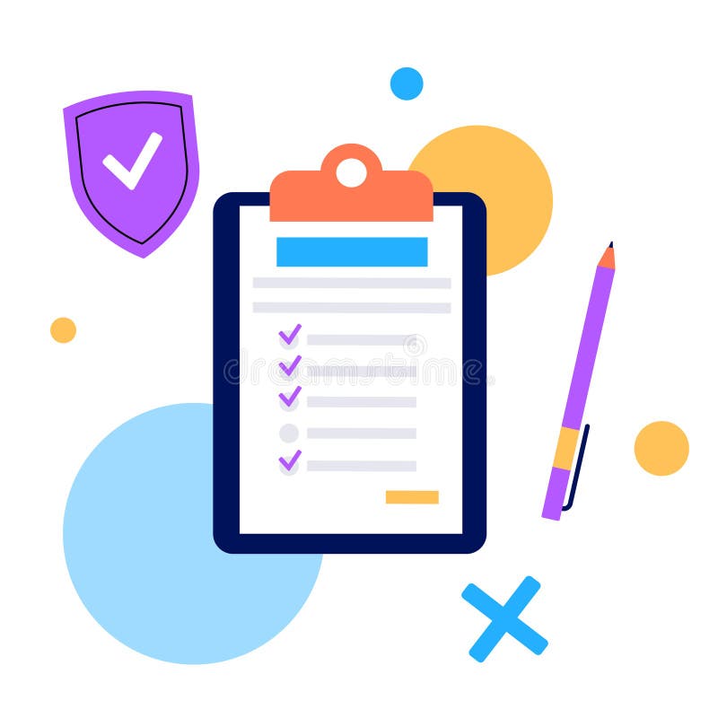 Survey form document stock vector. Illustration of feedback - 269888770