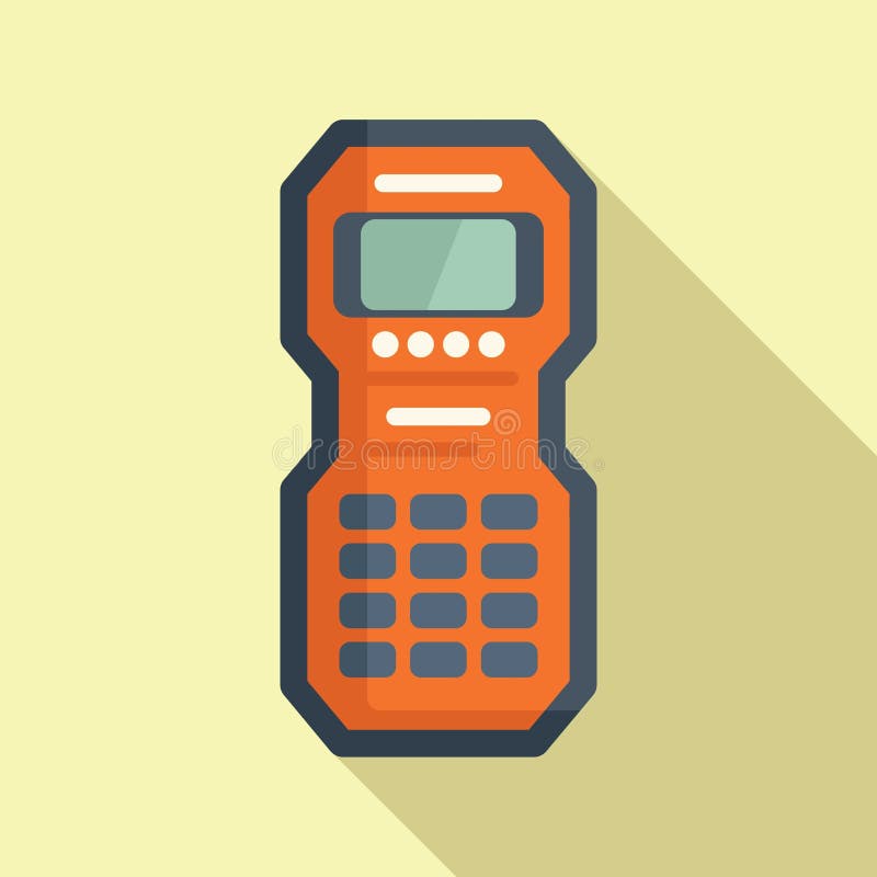 Survey Laser Meter Icon Flat Vector. Tool Screen Electric Stock Vector ...