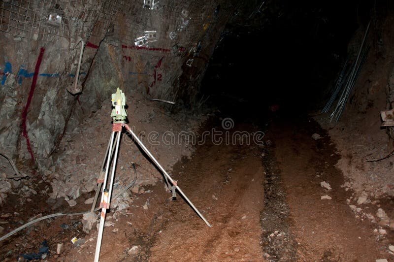 Mine survey equipment stock image. Image of level, isolated - 29781045