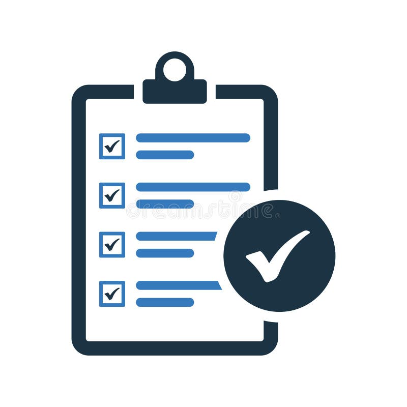 Survey, Page Icon. Orange Color Vector EPS Stock Illustration ...