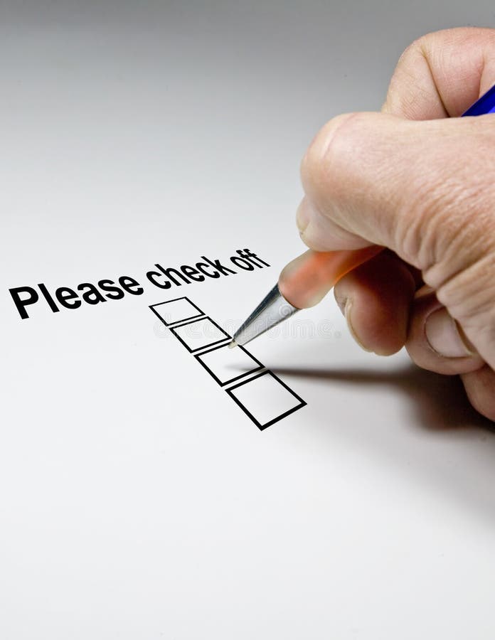 Survey questionnaire stock photo. Image of exam, belief - 4143502