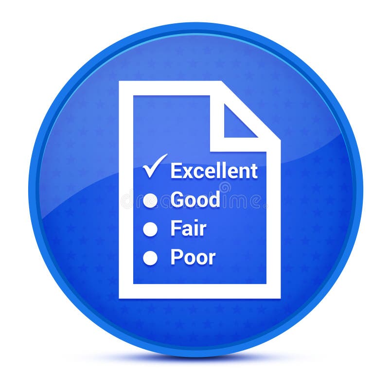 Survey (questionnaire Icon) Luxurious Glossy Yellow Round Button ...