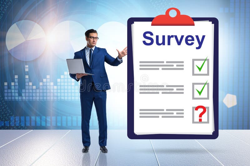 Survey Questionnaire with Tick Boxes Stock Image - Image of user, vote ...
