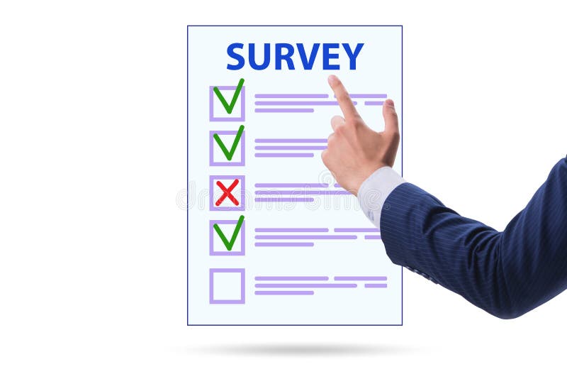 Survey Questionnaire with Tick Boxes Stock Illustration - Illustration ...