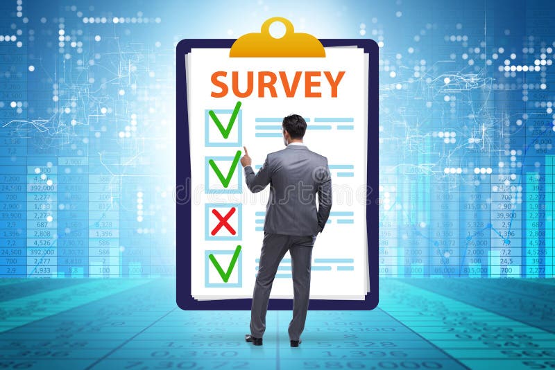 Survey Questionnaire with Tick Boxes Stock Photo - Image of opinion ...