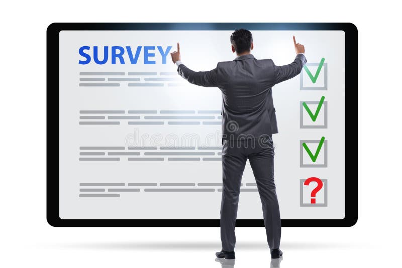 Survey Questionnaire with Tick Boxes Stock Illustration - Illustration ...