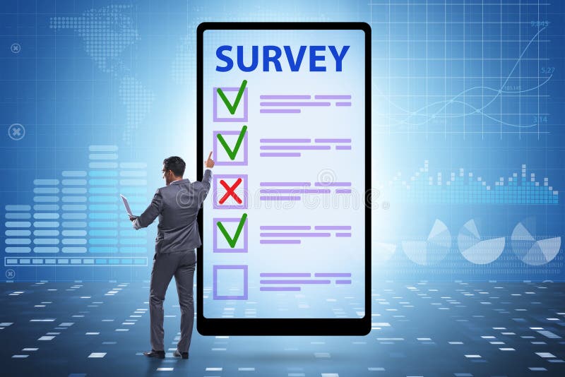 Survey Questionnaire with Tick Boxes Stock Photo - Image of choice ...