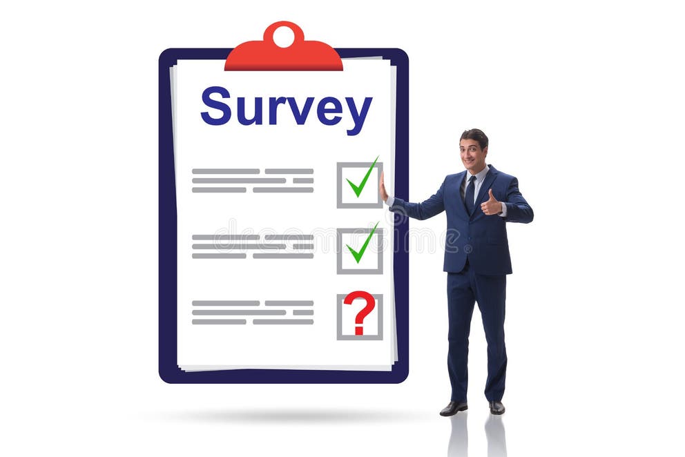 Survey Questionnaire with Tick Boxes Stock Photo - Image of question ...