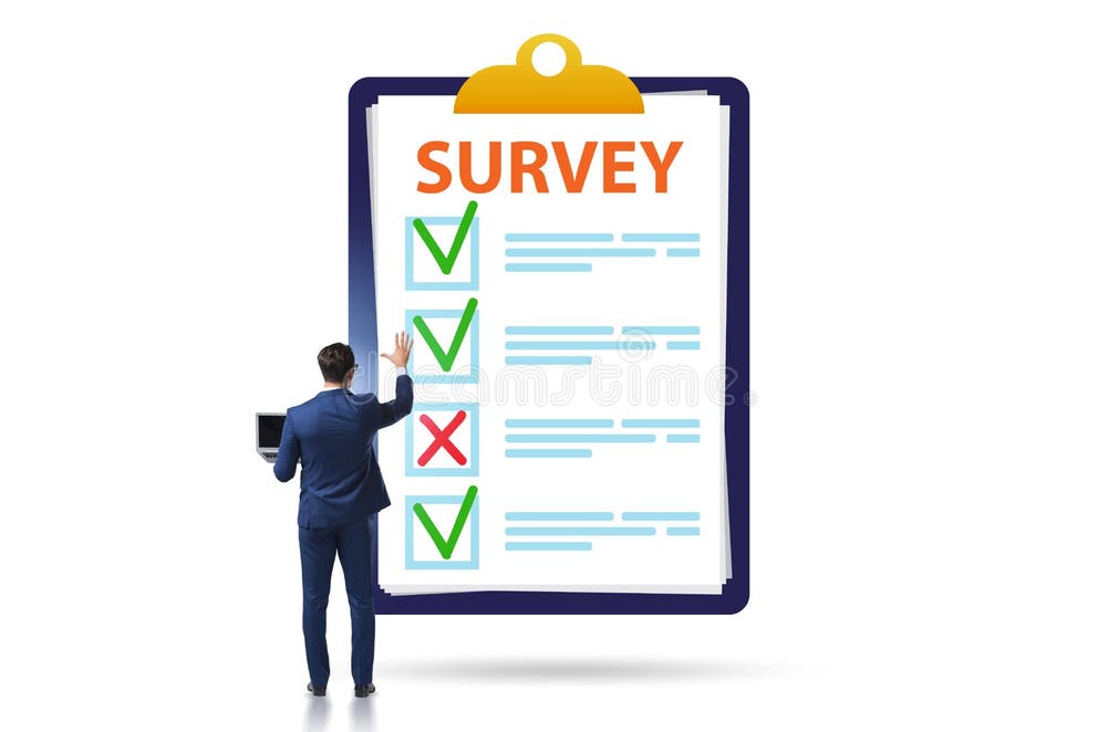 Survey Questionnaire with Tick Boxes Stock Image - Image of quality ...