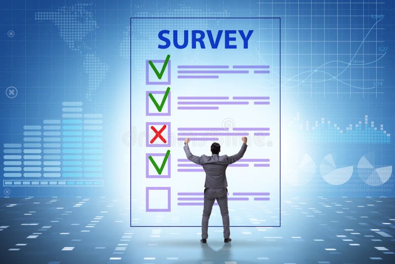 Survey Questionnaire with Tick Boxes Stock Photo - Image of feedback ...