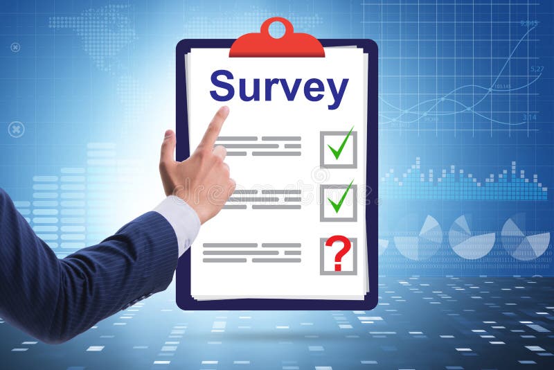 Survey Questionnaire with Tick Boxes Stock Image - Image of customer ...