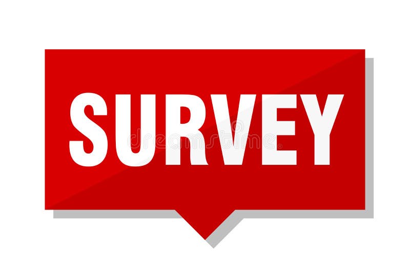 Survey price tag stock vector. Illustration of notice - 117503020