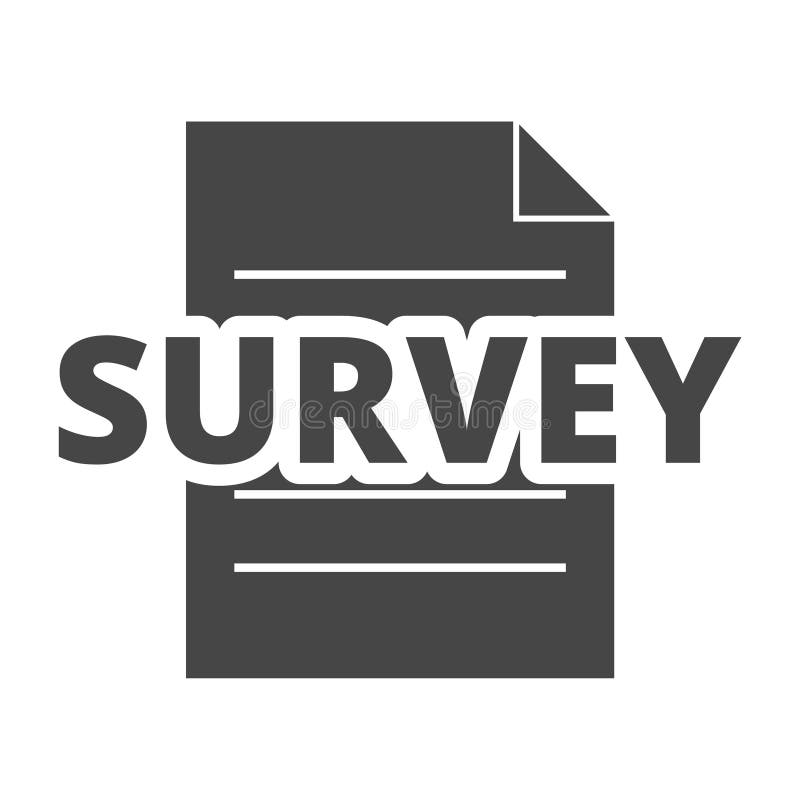 Survey Sign, Survey Traffic Sign, Survey Icon Stock Illustration ...
