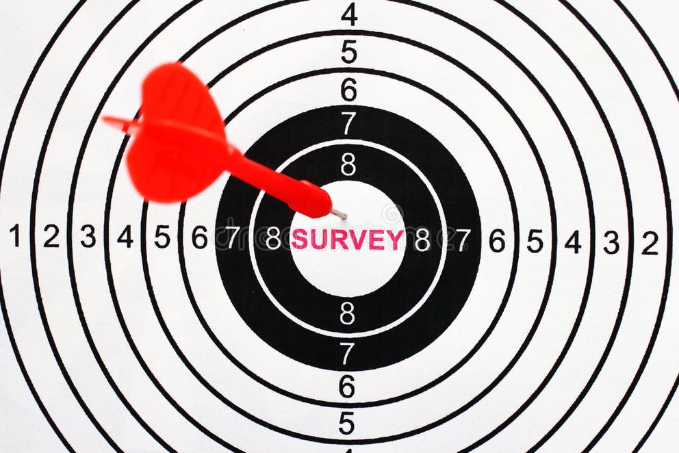 Survey target stock image. Image of mark, concept, delivery - 173715673