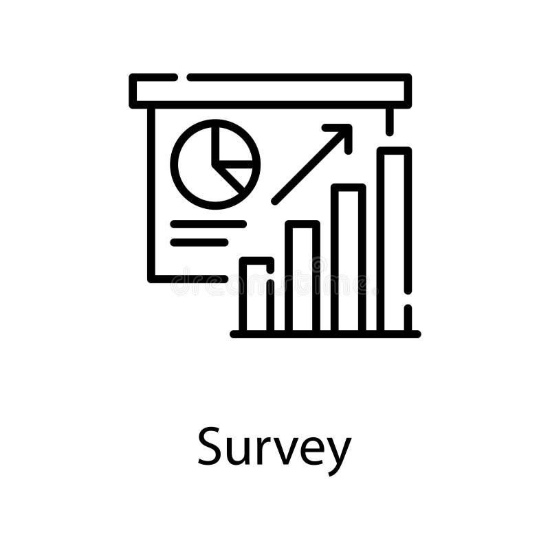 Mobile Survey Vector Fill Outline Icon Design Illustration. Digital ...