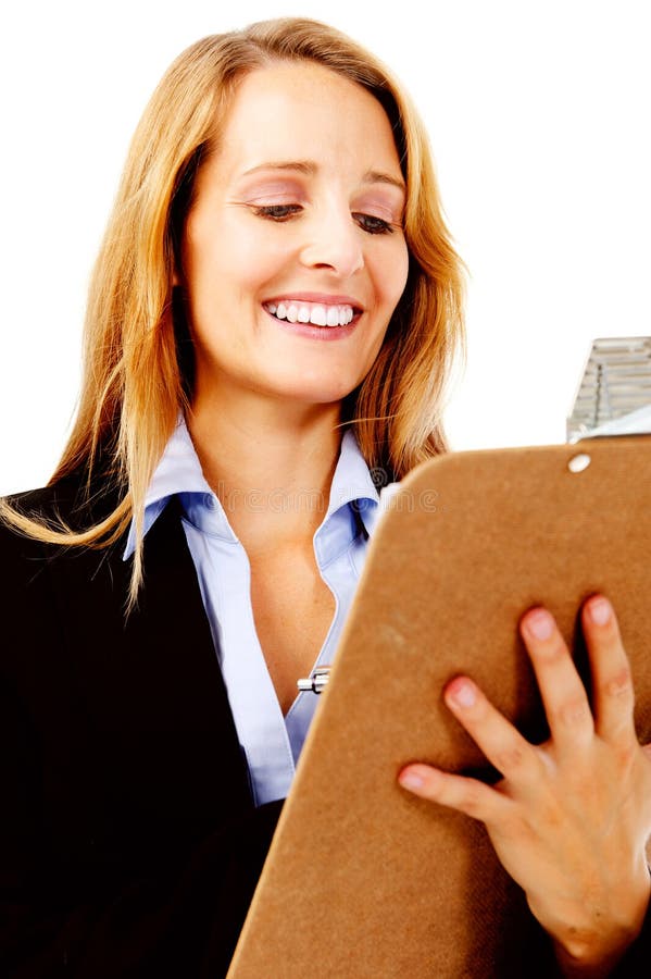 Business Survey stock photo. Image of female, portrait - 633822