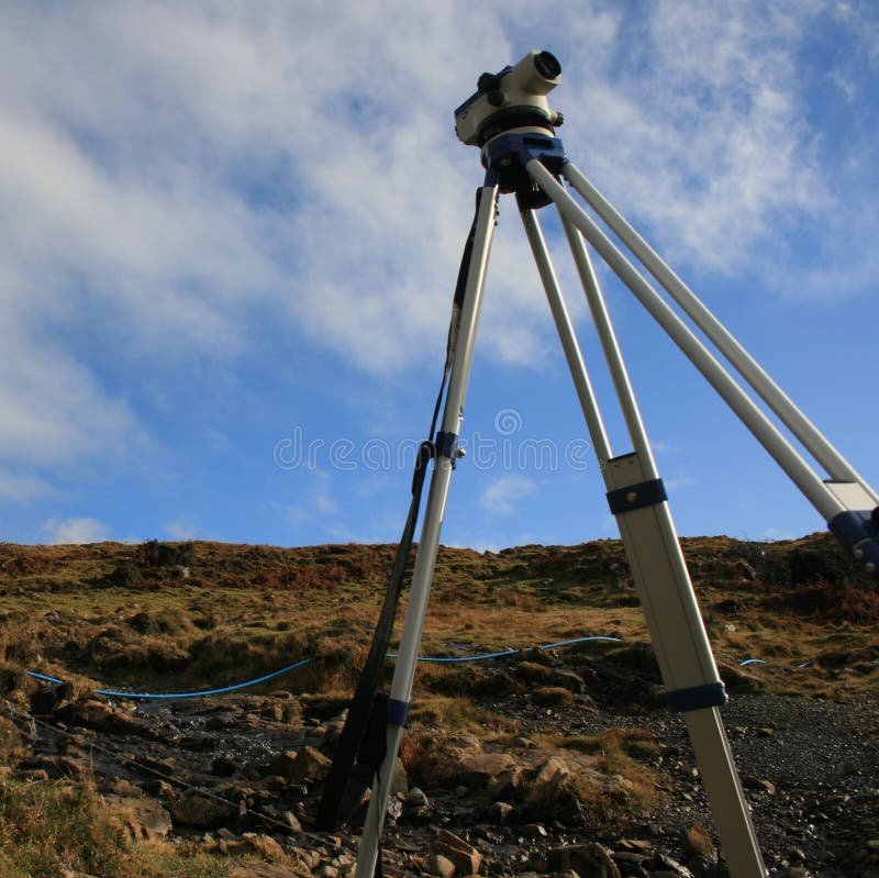 Surveying equipment stock photo. Image of precise, object - 7006084