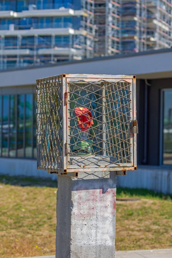 Surveying Reflector Prism stock photo. Image of point - 233098498